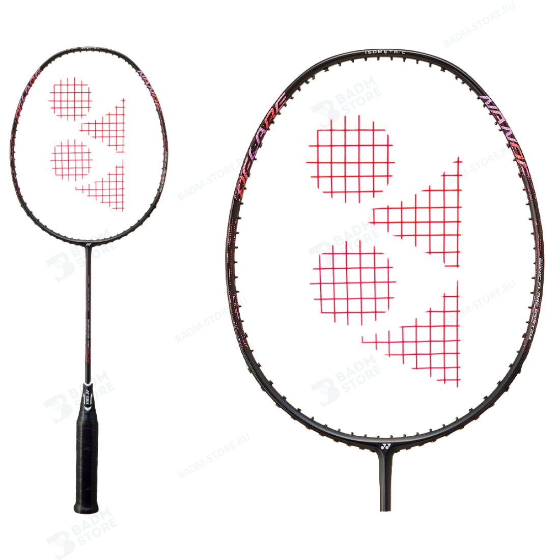 Ракетка для бадминтона Yonex Nanoflare 002 Ability (Black/Pink) − ...